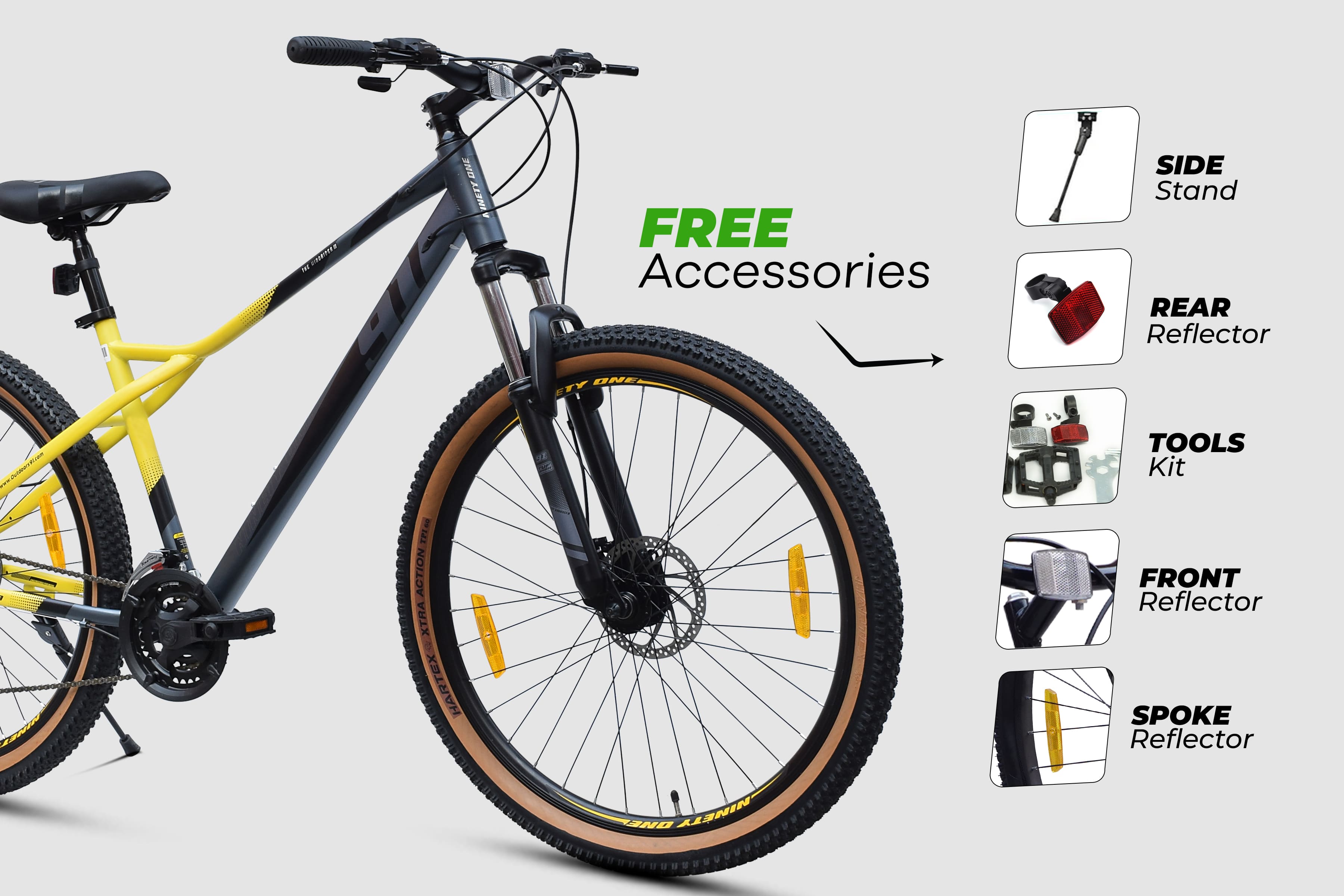 Buy Windrider 27.5T Multi Speed Cycle by 91 Online | Ninety One Bicycles